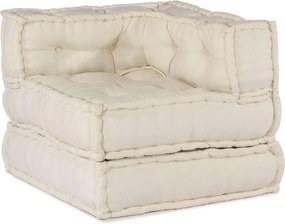 Modulová pohovka Textil Krémová 210 x 70 x 56 cm 3315062