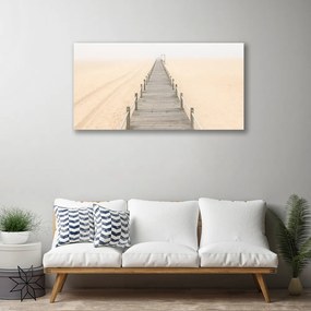 Obraz na plátně Most Písek Architektura 125x50 cm