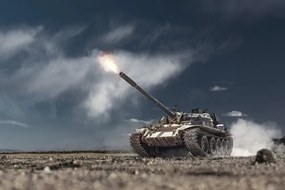 Fototapeta Bojový Tank Vliesová tapeta 405x270