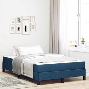 Postel s boxspringem Modrá 120 x 190 cm textil 3398478