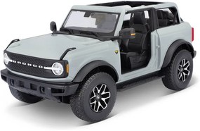 Maisto ford bronco badlands 2021 1:18 kaktusově šedá