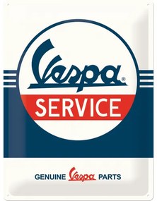 Postershop Plechová cedule: Vespa Service - 40x30 cm