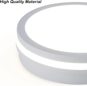 Brilagi - LED Venkovní svítidlo se senz. BENE LED/24W/230V pr. 26 cm bílá IP54