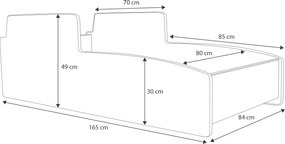 ADRK Furniture Postel s matracem TRACTOR RED 160x80 CH-Tra-R - 160-E052