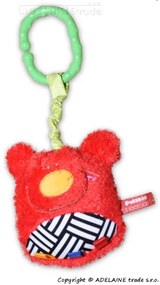 Hencz Toys Plyšová závěsná hračka - Medvídek - červený