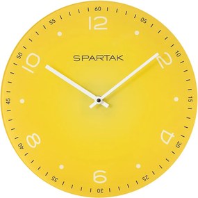 PRIM Moderní skleněné nástěnné hodiny Prim Spartak 39 - Písečný vítr E09.5534.10