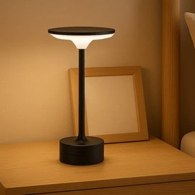 LED Nabíjecí dotyková stolní lampa TAVOLO LED/2,5W/5V 2400 mAh 3000-6000K černá