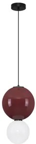 Designový lustr Noesis 25 Bordová