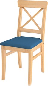 Potah na židli Ingolf s čalouněným sedákem barva tmavě modrá
