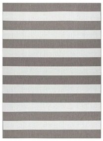 koberec FLAT SISAL 48644686 Pruhy bílá béžový velikost 160x230 cm | krásné koberce cz