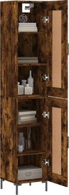 vidaXL Skříň highboard 34,5 x 34 x 180 cm kompozitní dřevo [3200454] Barva: Bílá