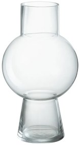 OnaDnes -20% Skleněná váza J-line Semiba 31 cm