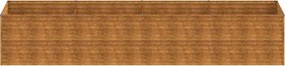 vidaXL Zahradní vyvýšený záhon 386 x 100 x 69 cm cortenová ocel [152005]