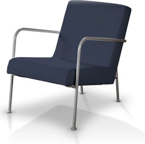 Potah na křeslo Ikea PS barva tmavě modrá látka sametová