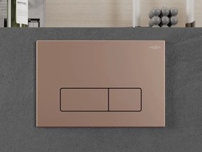 Mexen Fenix 13 splachovací tlačítko Slim, růžové zlato - 601305