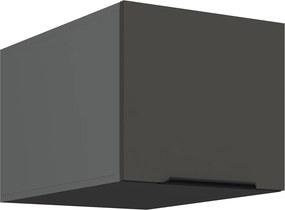 ARIA pi | horní skříňka 40 NAGU-36 1F výklopná | 40 cm | HLUBOKÁ | ANTI FINGERPRINT povrch | antracit/šedá grafit