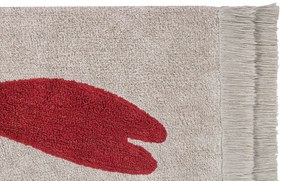 Pratelný koberec rakko béžovo-červený MUZZA