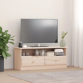 vidaXL TV skříňka se zásuvkami ALTA 100x35x41 cm masivní borovice [353934] Barva: Bílá
