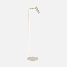 Béžovo-zlatá stojací lampa bodovka AXION