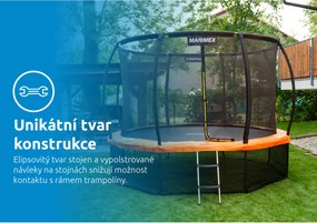 Marimex | Trampolína Marimex Premium 244 cm + vnitřní ochranná síť + schůdky ZDARMA | 19000103