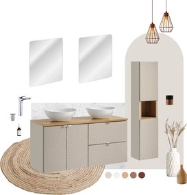 Comad Koupelnová skříňka pod umyvadlo Viva Cashmere 80 kašmír