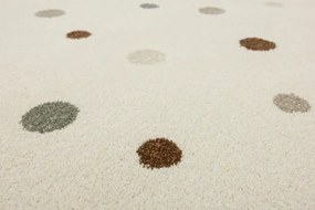 Koberec Tanami Kids C7217A krémový / měděný