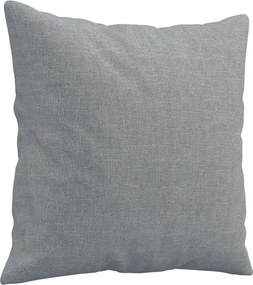 2místná pohovka s polštáři světle šedá 120 cm textil 3200901