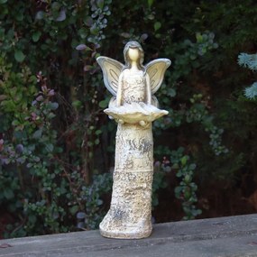 Keramické pítko pro ptáky anděl