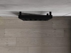 Mexen Alaska dekorativní radiátor 1216 x 440 mm, 542 W, černý - W205-1216-440-00-70