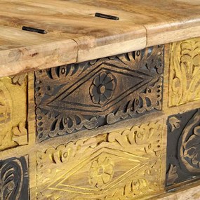 Konferenční stolek 100 x 50 x 35 cm masivní mangovníkové dřevo 247881