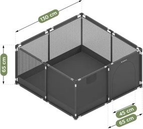 Dětská ohrádka Cozy 20 grafitová