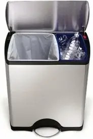 Simplehuman Odpadkový koš na tříděný odpad / 30 / 16 l / obdélníkový /