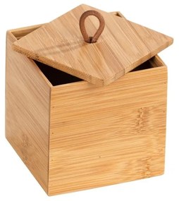 Bambusový box s víkem Wenko Terra, šířka 9 cm