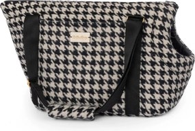 Muffin&Berry Cestovní taška pro psy Tweed Colleen černá Velikost: S
