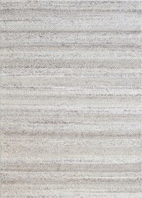 XXXLutz RUČNĚ TKANÝ KOBEREC, 130/190 cm, šedohnědá Linea Natura - Vlněné koberce - 004594003361