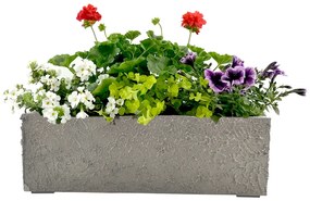 AMADEA Betonový truhlík odlehčený - hrubý, 53x22,5x17,5 cm, český výrobek