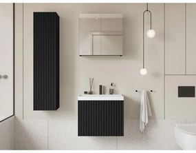 Koupelnový nábytek Damysos I, Barva: černý grafit, Sifon k umyvadlu: ano, Baterie: Maro Blo 020M