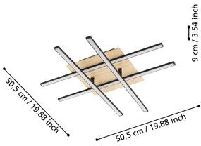 Eglo 99793 - LED Stropní svítidlo MARINELLO LED/21W/230V