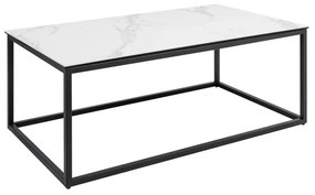 Massive home | Konferenční stolek SYMBIOSE WHITE MRAMOR 100 CM keramika