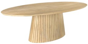 Massive home | Jídelní stůl ART DECO 220cm ovál  mango