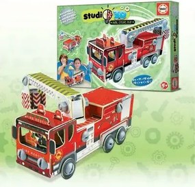 EDUCA Studio 3D model Hasičské vozidlo / 57 dílků / od 5 let