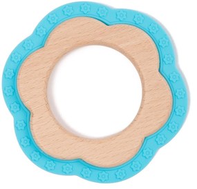 Kousátko bo jungle kousátko b-teether flower wood blue