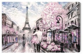 Obraz Kočárky V Ulicích Paříže Nedostatek Nedostatek Plátno Canvas 100x70