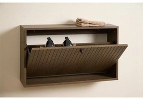 Nástěnný botník Albany 71 cm dub kouřový