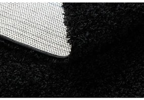 Dywany Luszczow Kusový koberec SOFFI shaggy 5 cm černý Rozměr koberce: 180 x 270 cm
