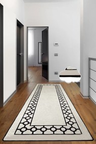 Conceptum Hypnose Kusový koberec Bague - Ecru, Ecru Rozměr koberce: 80 x 300 cm