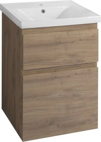 Aqualine Altair - Umyvadlová skříňka 52x73x45 cm, dub emporio AI355