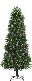 Vánoční stromeček s 300 LED diodami s stojanem Zelená 240 cm PE 3396355