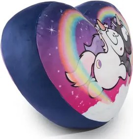 NICI polštář Jednorožec Star Bringer  Moon Keeper 40x28cm srdce / GREE