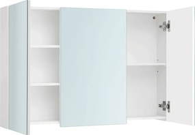 Autronic Nástěnná zrcadlová skříňka AZR-E1132 WT